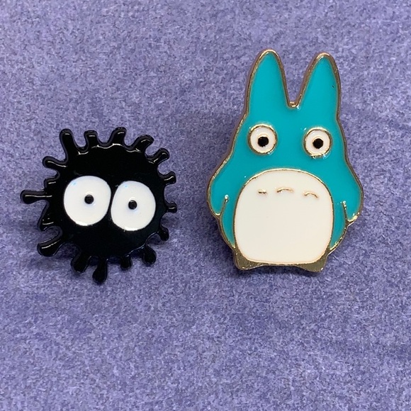 Studio Ghibli | Jewelry | Studio Ghibli Blue Totoro And Soot Sprite ...